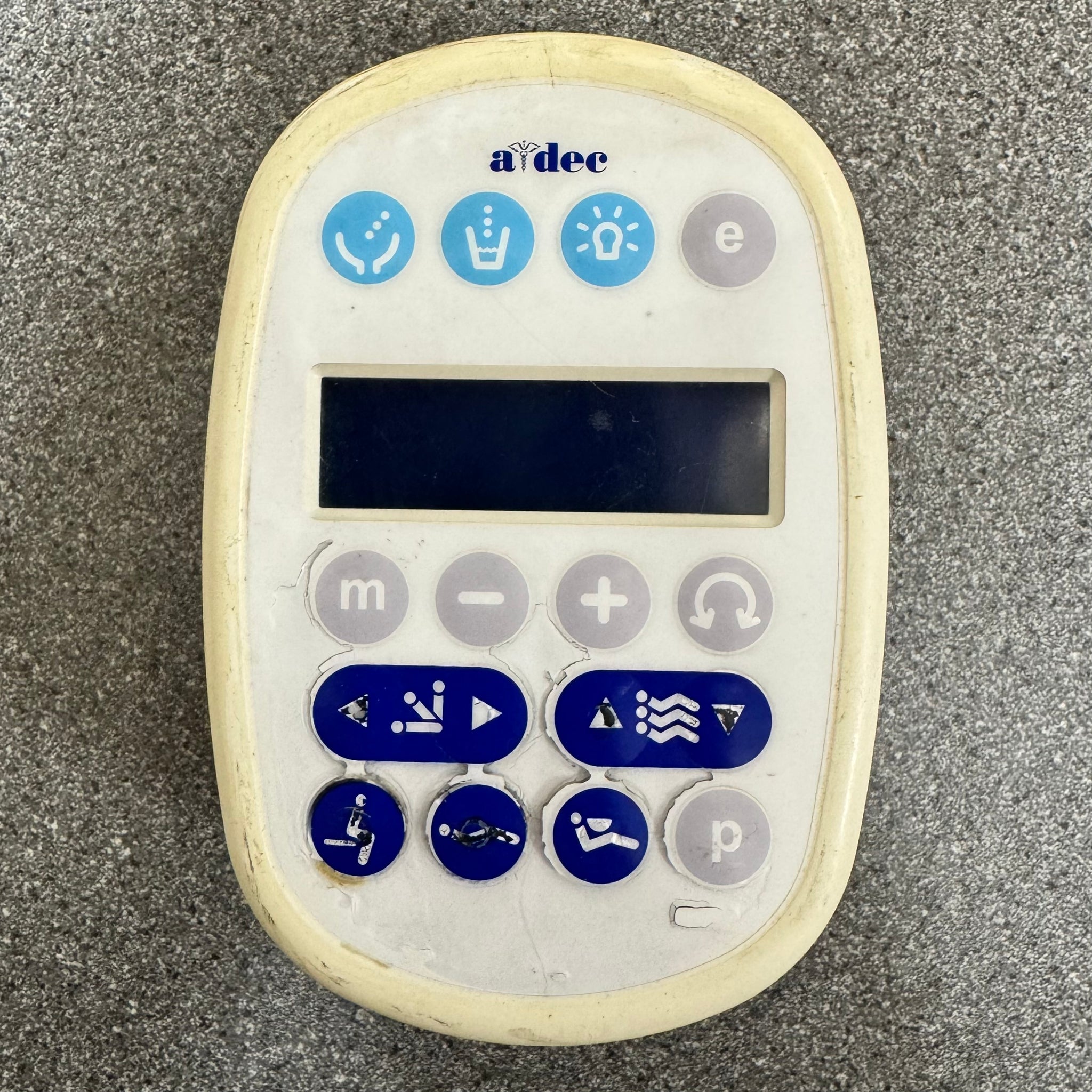 Used A-dec Deluxe Touchpad - 300/200 (Grade C) - 90.1197.00-R