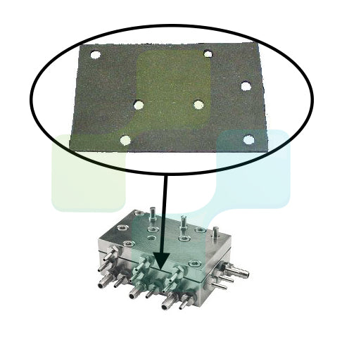 DCI 4430 Handpiece Control Block Diaphragm for Tri-Block 3 Outlets
