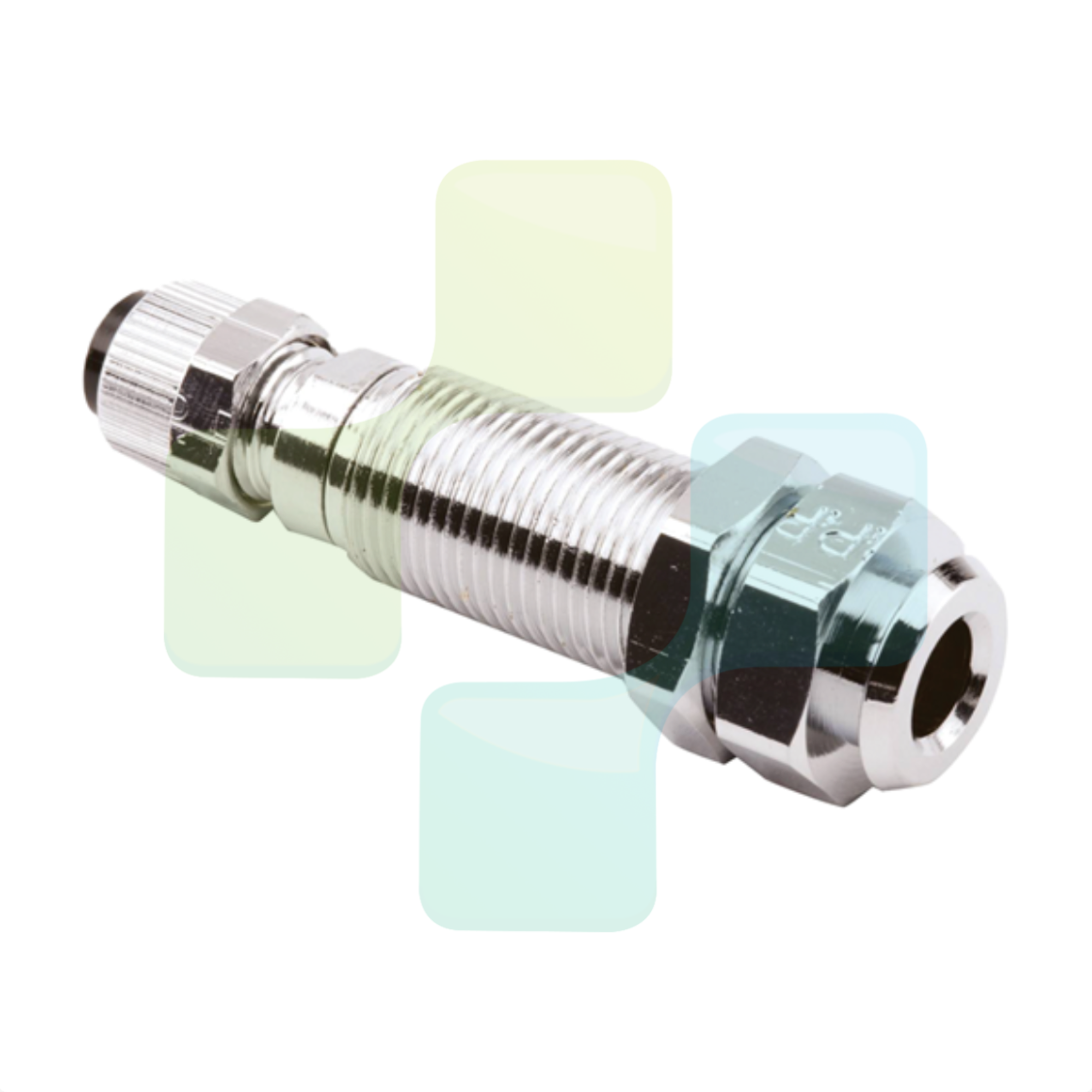 DCI 0010 3/8" Poly Q.D. Panel Mount w/ Shut-off, Female