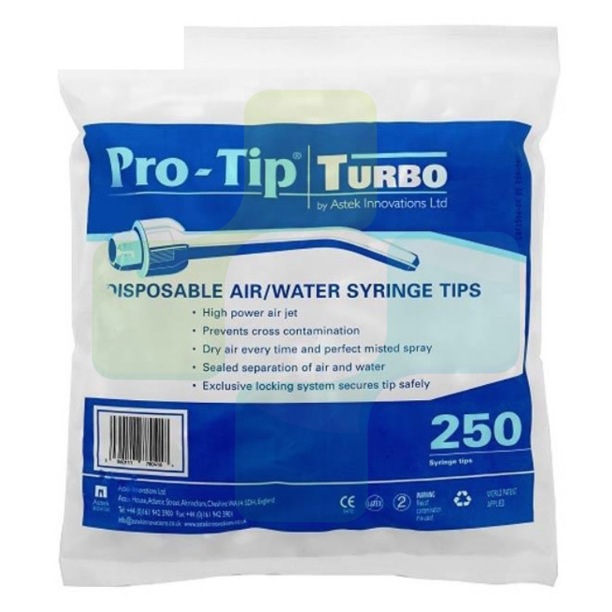 Pro-Tip Turbo Disposable Syringe Tips Pack 250